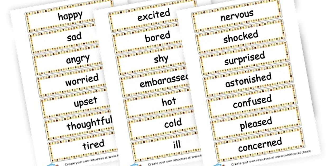 Emotions Cards (teacher made) - Twinkl