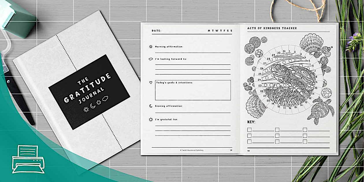 Minimalist - The Gratitude Journal | Twinkl Busy Bees