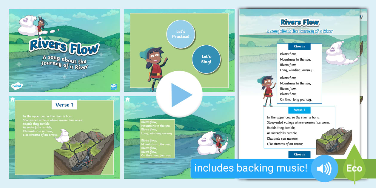 👉 Rivers Flow A song about the Journey of a River