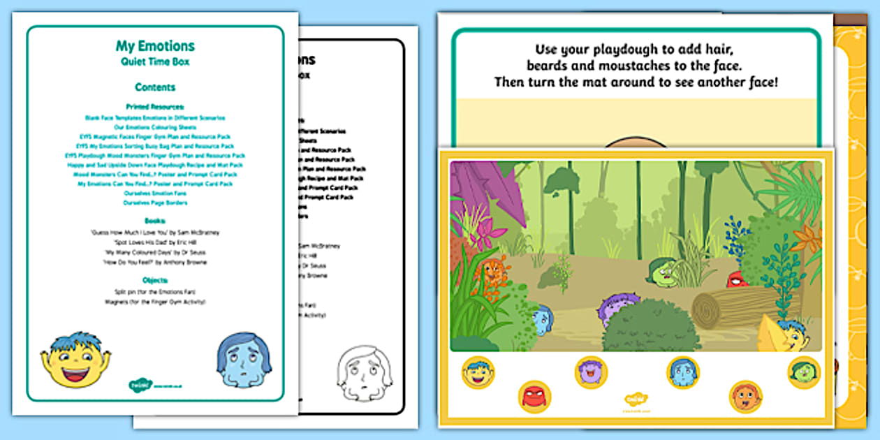 All About Me and Ourselves: My Emotions Quiet Time Box