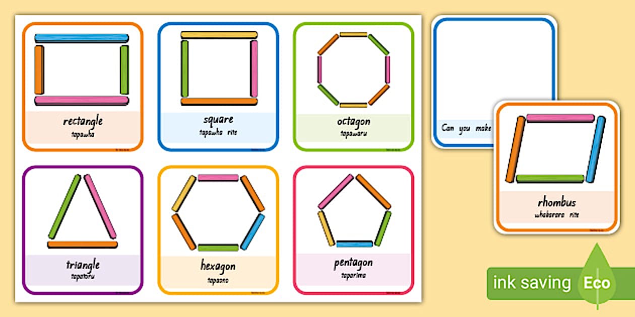 2D Shape Cards | Geometry Lesson Activity | Twinkl - Twinkl