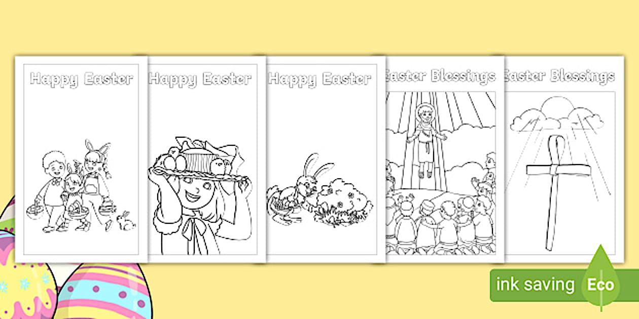 Easter Card Designs - Elementary Resources - Twinkl