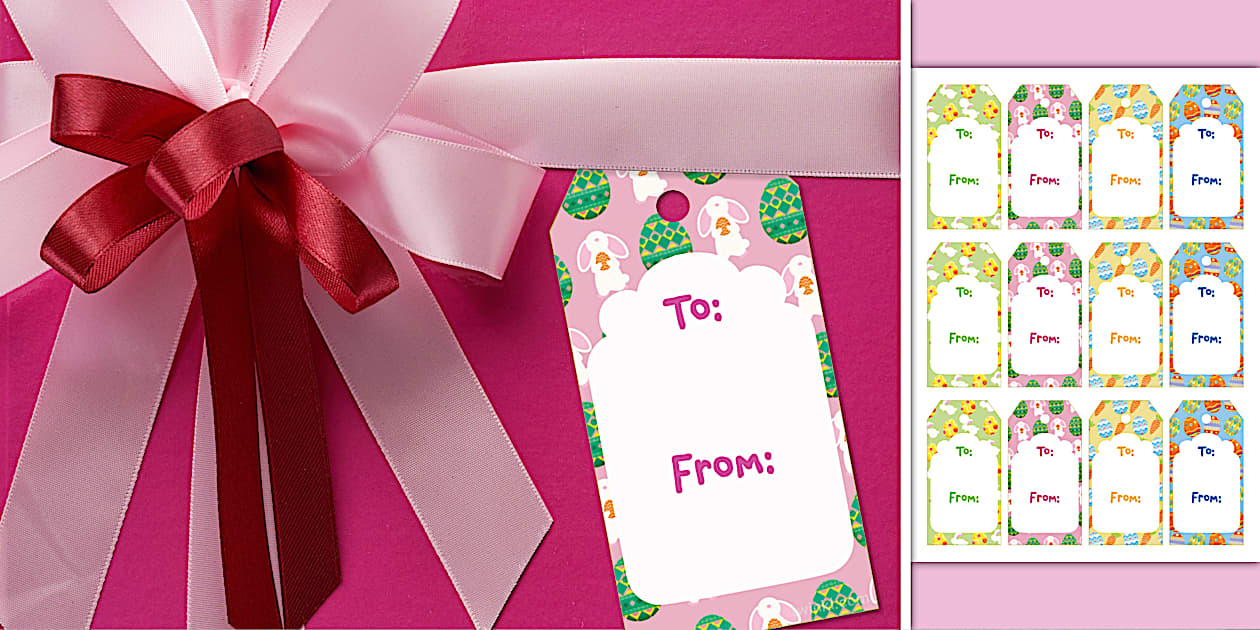 Easter Gift Tags | Twinkl Party