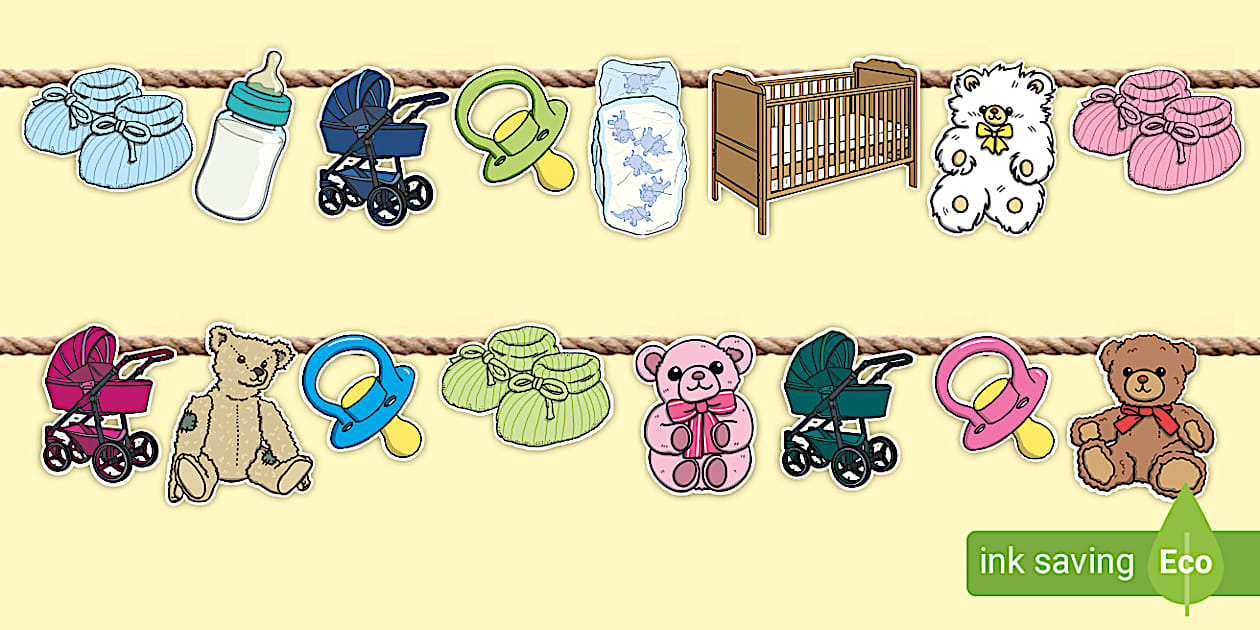 Baby-Themed Bunting (teacher made) - Twinkl