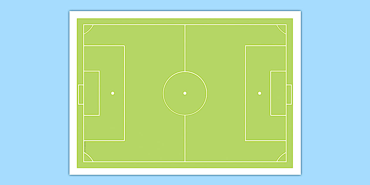 Printable Football Pitch - Primary Resources - Twinkl