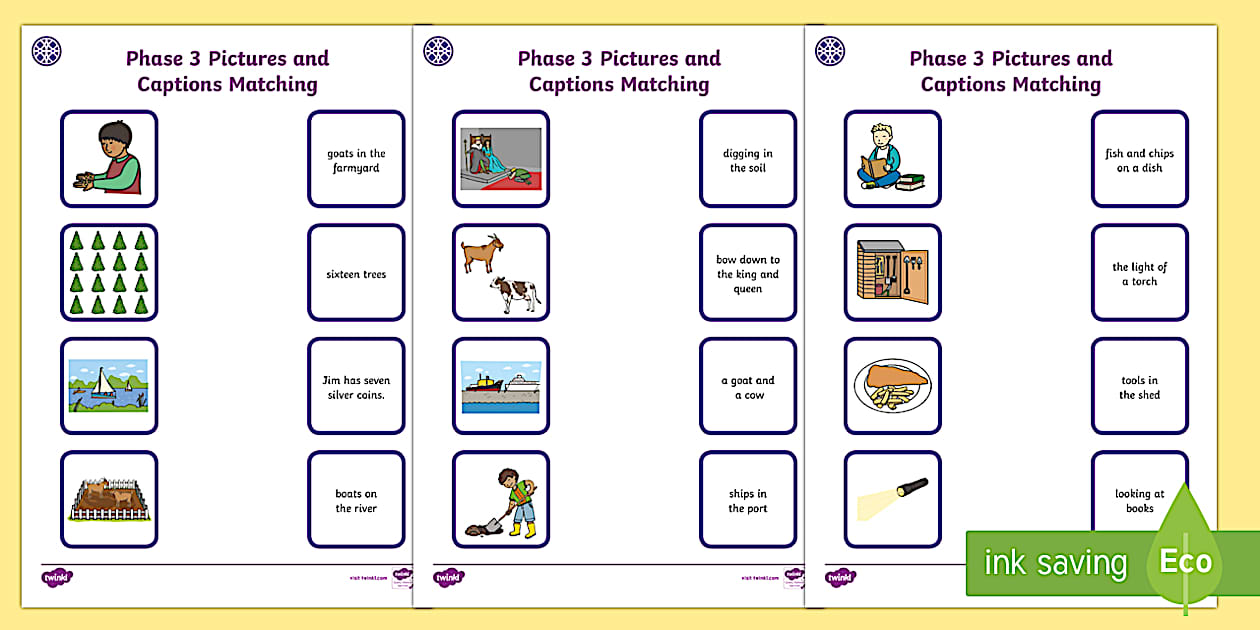 Middle East Phase 3 Pictures and Captions Worksheet / Worksheets