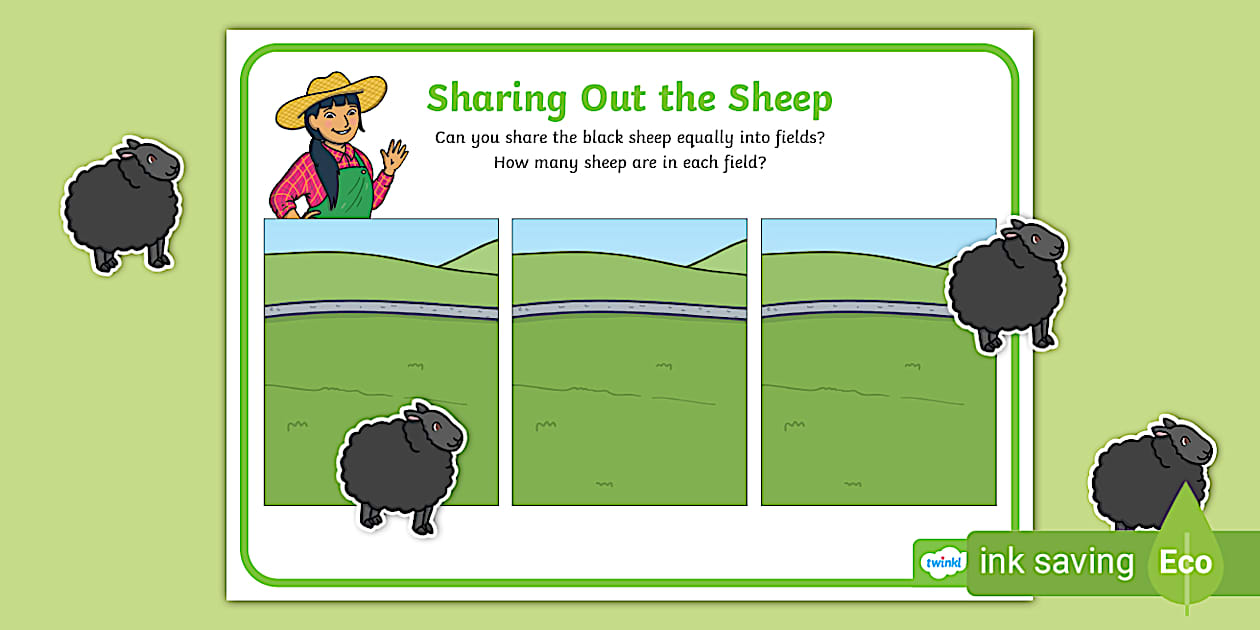 Sharing Out the Sheep Activity | Twinkl (Teacher-Made)