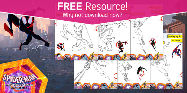 Spider-Man™: Counting by 2, 5, and 10 Dot-to-Dot Activities