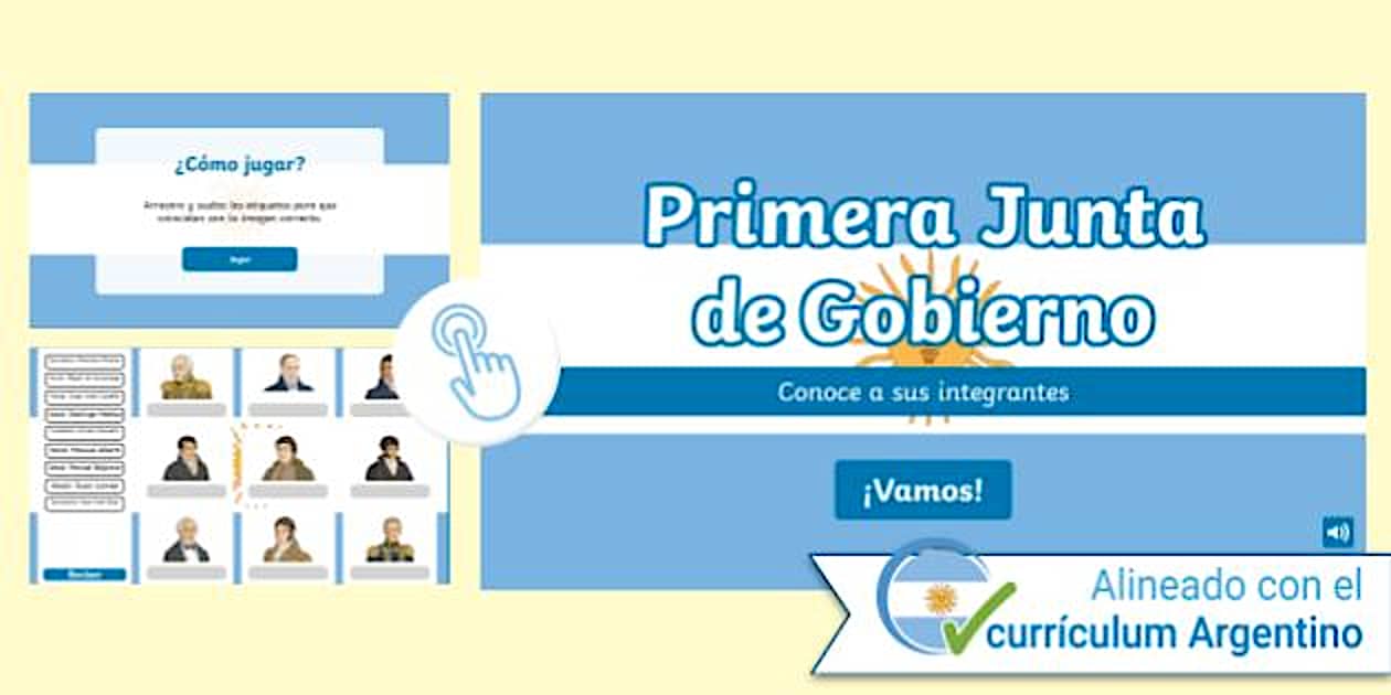 Juego interactivo: la Primera Junta - Twinkl