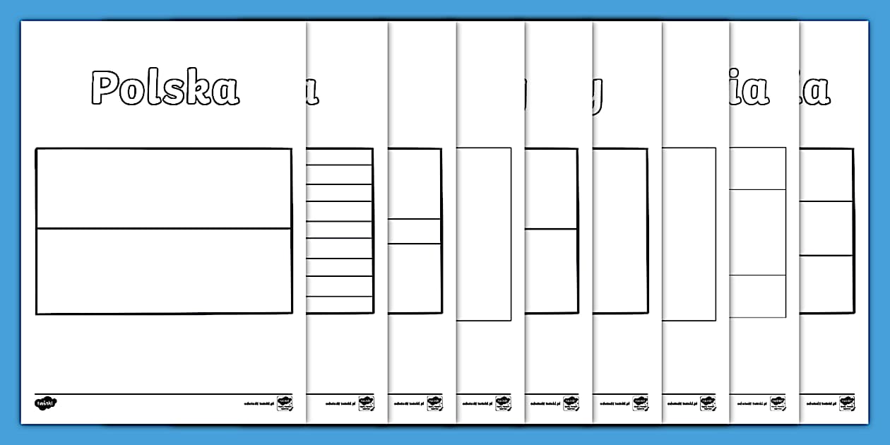 Flagi Unii Europejskiej | Pokoloruj flagi