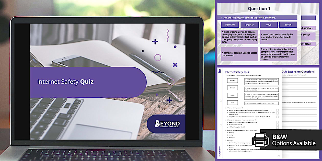 Online Internet Safety Quiz | Health & Wellbeing | Beyond