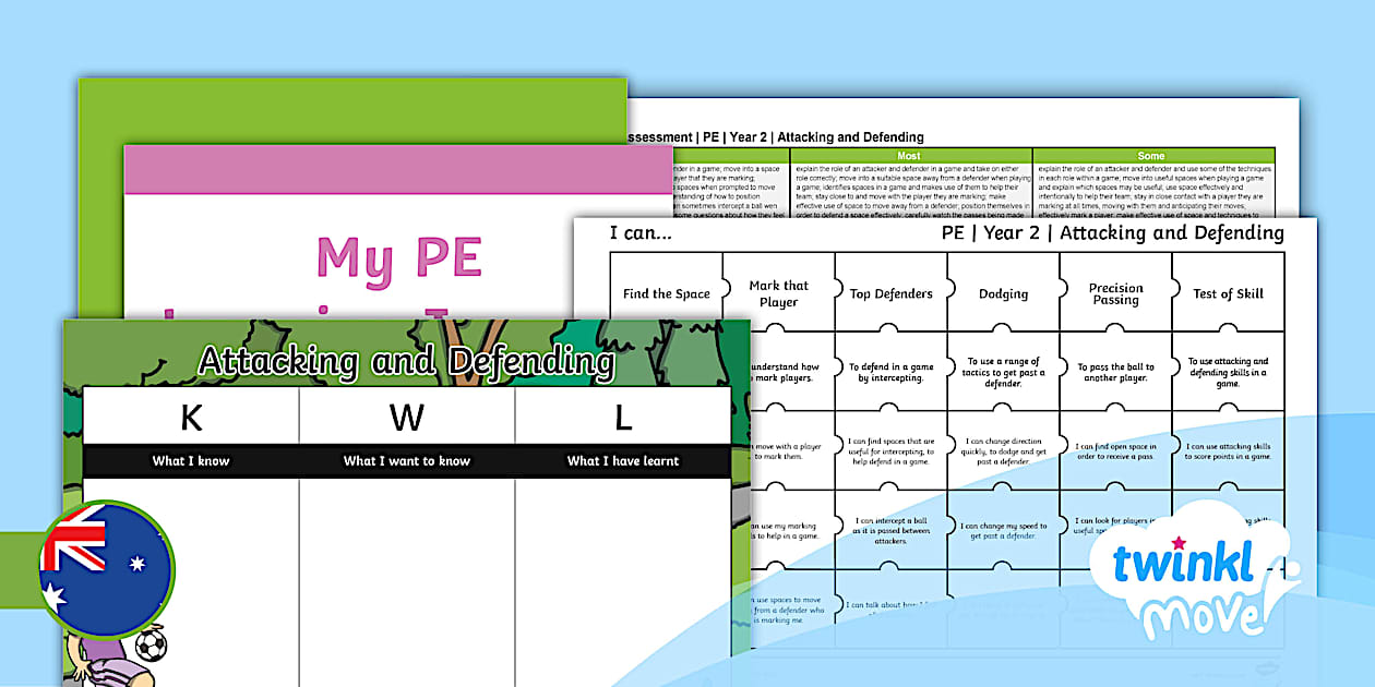 Year 2 Attacking and Defending: Assessment Checklist