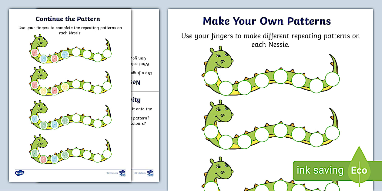 Nessie Fingerprint Patterns Activity Sheet (professor feito)