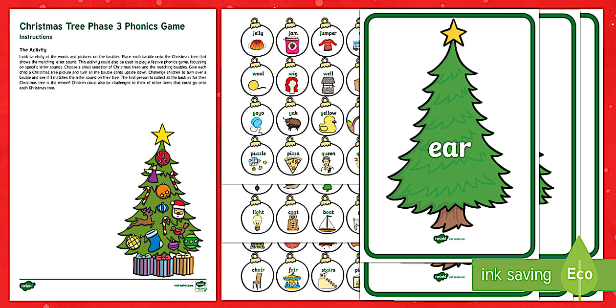 Christmas Phonics Game | Primary Resources (teacher made)