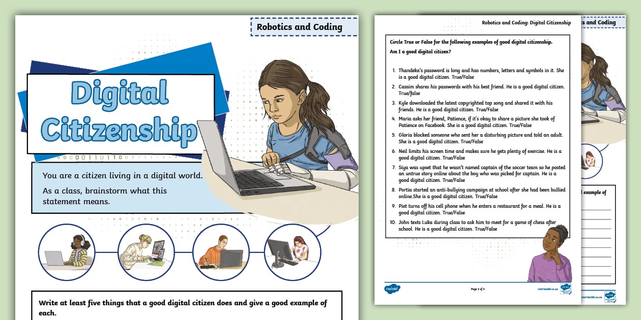 Robotics and Coding – Digital Citizenship (Teacher-Made)