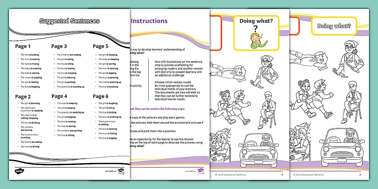 Colourful Semantics Colouring Books Who? Doing what?