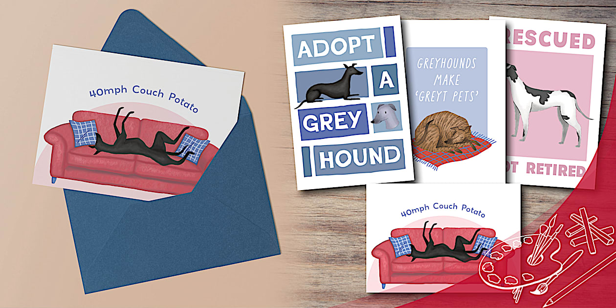 Greyhound Sayings Cards Pack | Twinkl Art Gallery - Twinkl