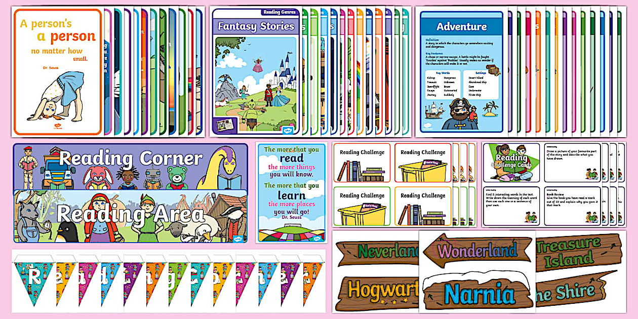 New Zealand Reading Area Set-Up Resource Pack (teacher made)