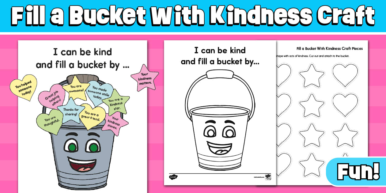 Fill a Bucket With Kindness Craft