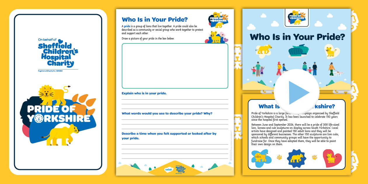 Pride of Yorkshire: Who Is in Your Pride? Lesson [Ages 7-11]