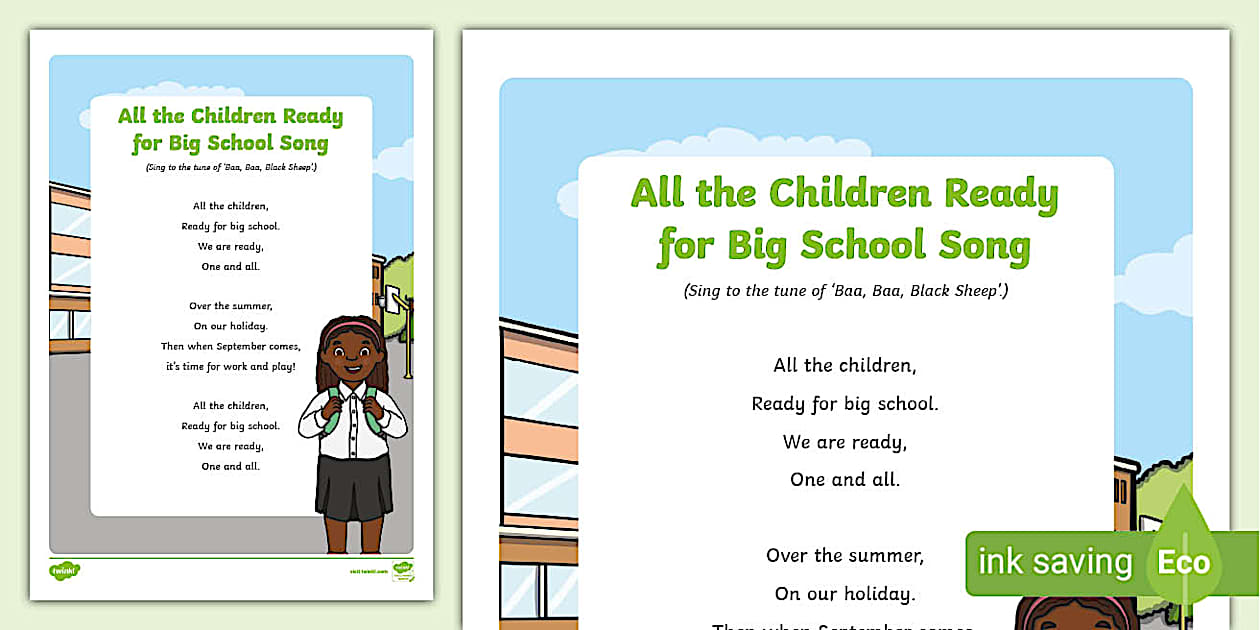 All the Children | Back to School Songs for Parents - Twinkl