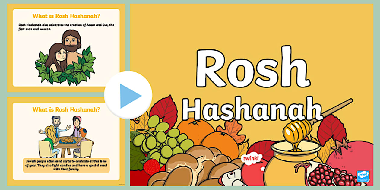 Early Level Rosh Hashanah PowerPoint (teacher made) - Twinkl