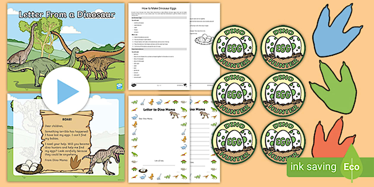 Dinosaur Hunt | Outdoor Dinosaur Activities | Twinkl