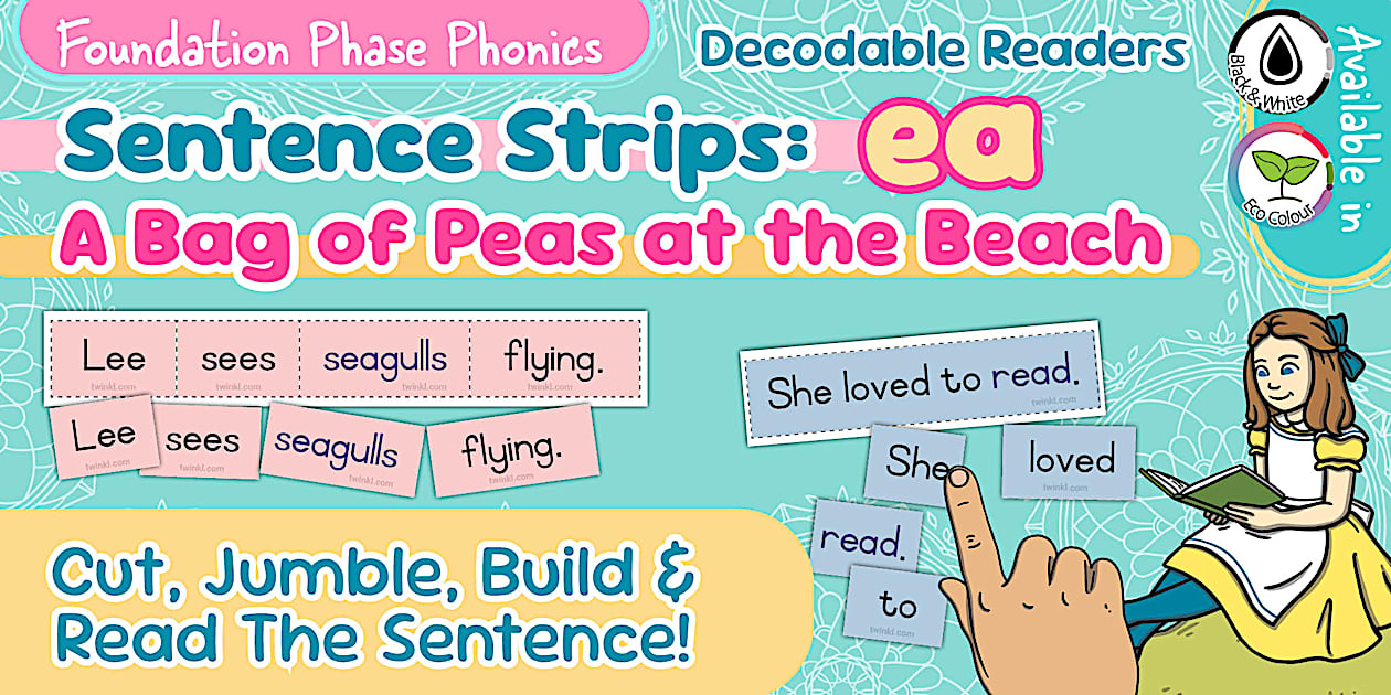 FP Phonics -ea Decodable Reader -Sentence Strips