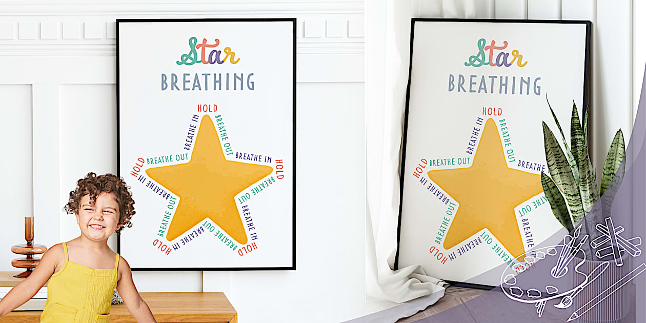 Star Breathing Calm Corner Mindfulness Poster (Teacher-Made)