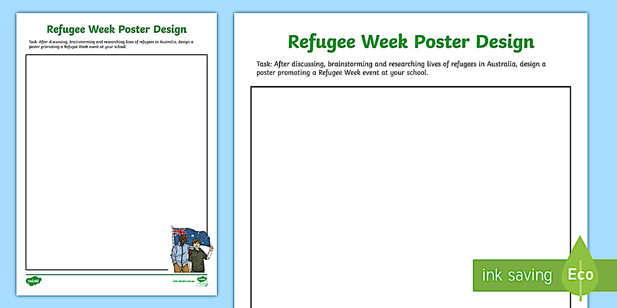 Design Your Own Refugee Week Posters | Refugee Week | Twinkl