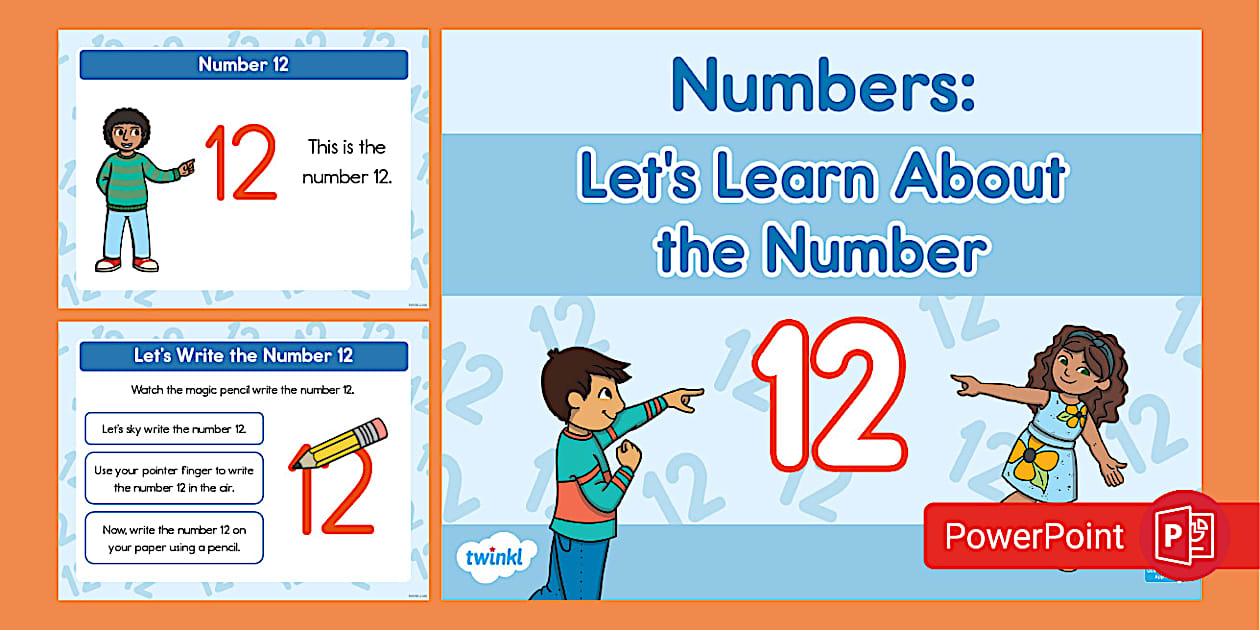 Let's Learn About the Number 12 PowerPoint (Teacher-Made)