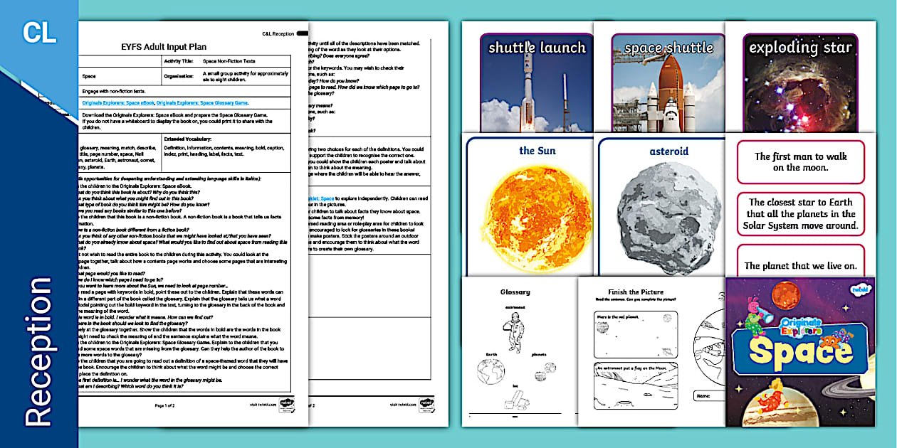 EYFS Space Non-Fiction Texts Adult Input Planning Pack