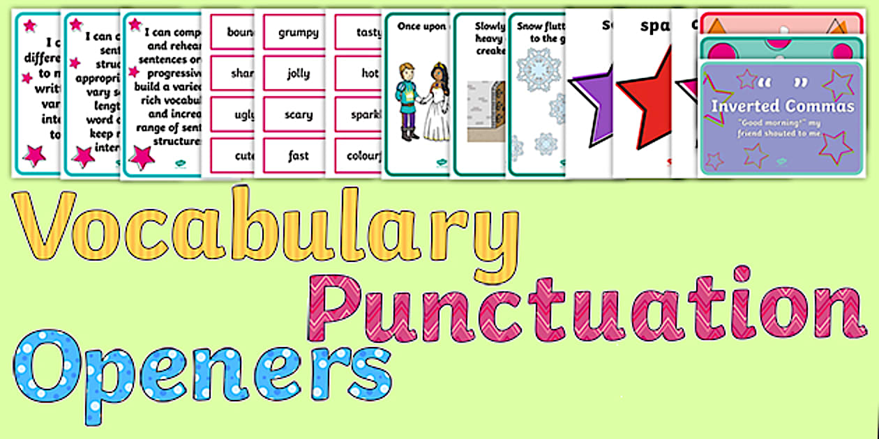 Ready Made VCOP Display Resources (teacher made) - Twinkl