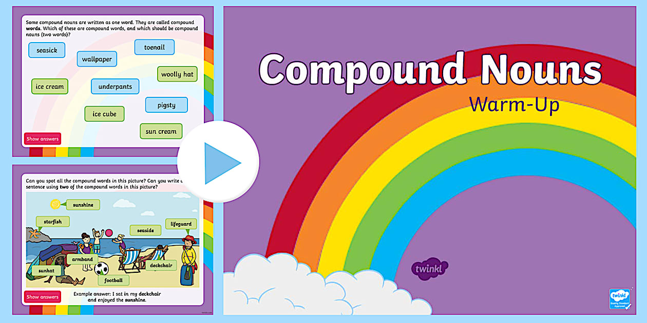 KS1 Compound Nouns PowerPoint Warm-up - Primary Resources