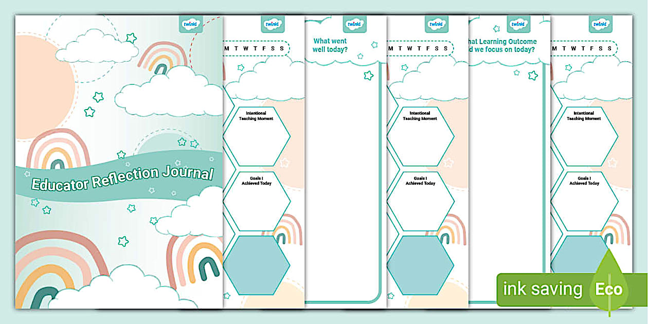 Educator Reflection Journal (teacher made) - Twinkl