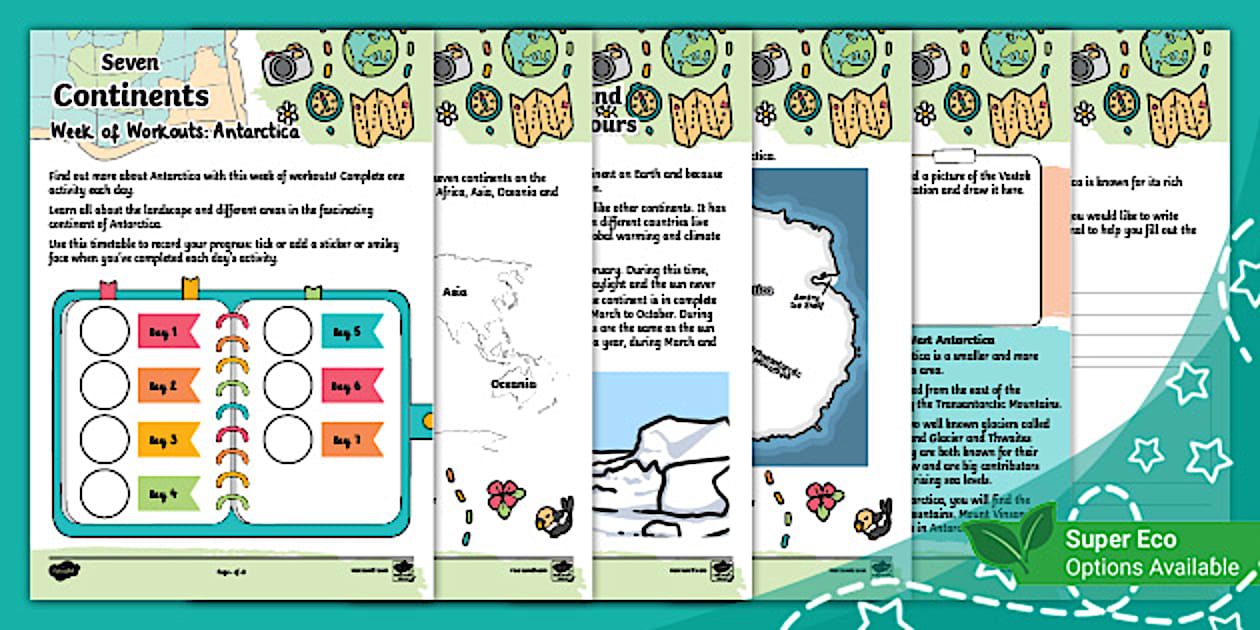 KS1 Antarctica Week of Workouts | Seven Continents Ages 5-7