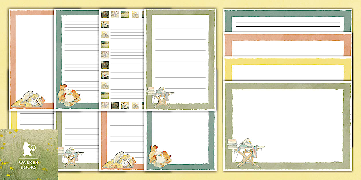FREE! - Farmer Duck Page Borders (teacher made) - Twinkl