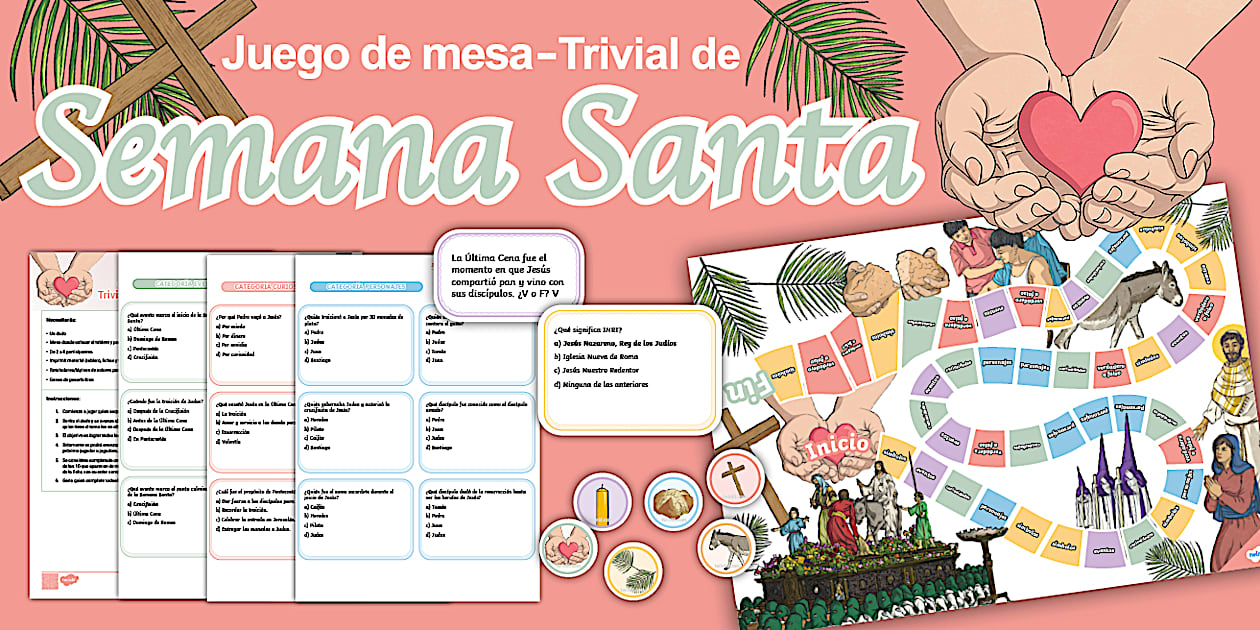 Juego de mesa: Trivial de Semana Santa