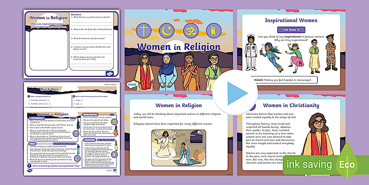 KS1 Women in Religion (teacher made) - Twinkl