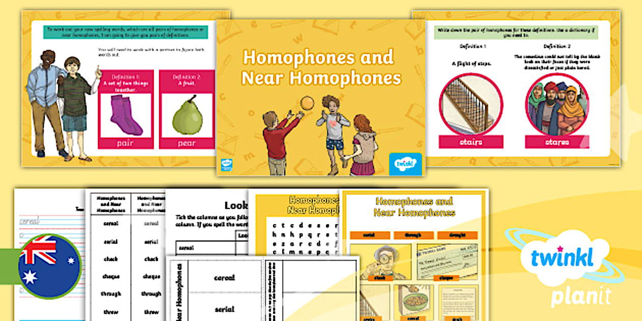 Year 4 Spelling: Homophones and Near Homophones Lesson 4