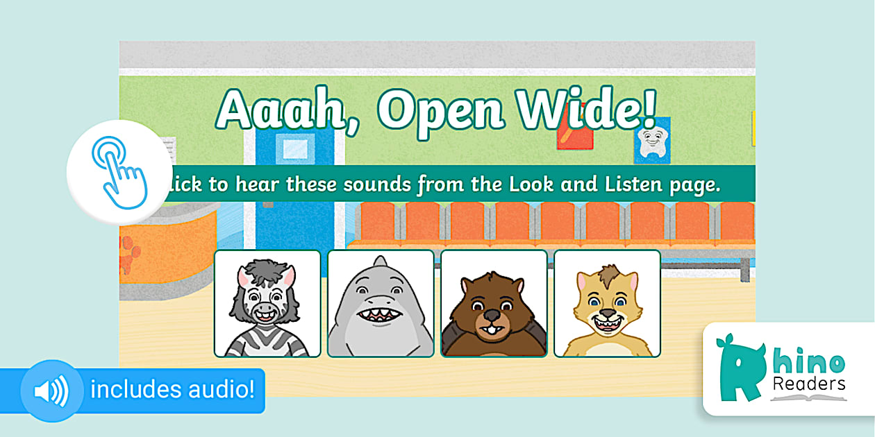 Level 1 Unit 3: Aaah, Open Wide! - Look and Listen Activity