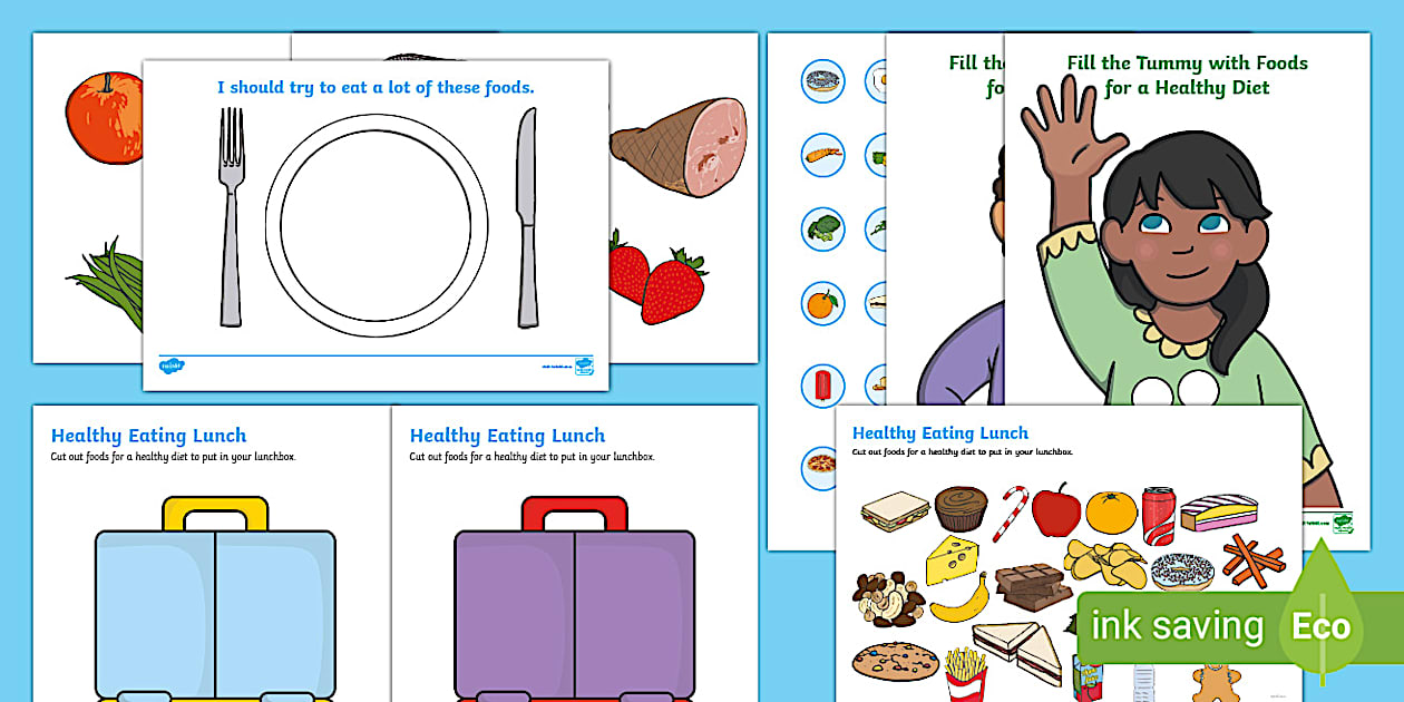 Healthy Eating Lapbook Creation Pack - Home Education Resources