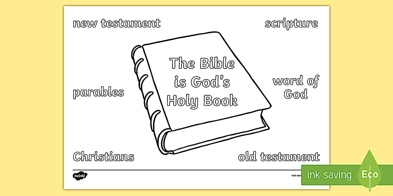 Bible Activity Colouring Pages - Primary Resource - Twinkl