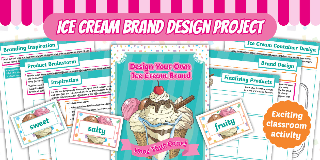 Ice Cream Brand Design History Project
