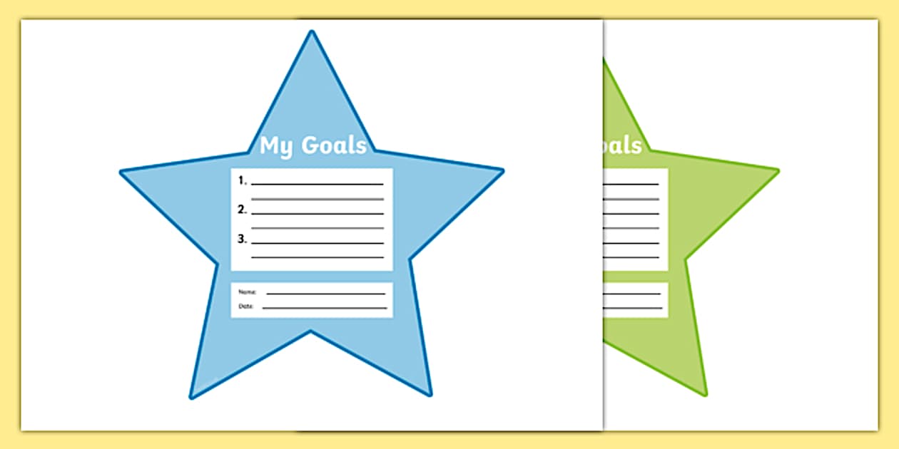 My Goals Pupil Target Stars (teacher made) - Twinkl