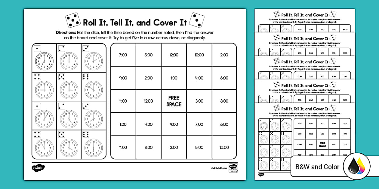 Telling Time Game | Fun Math Activity | Twinkl USA - Twinkl