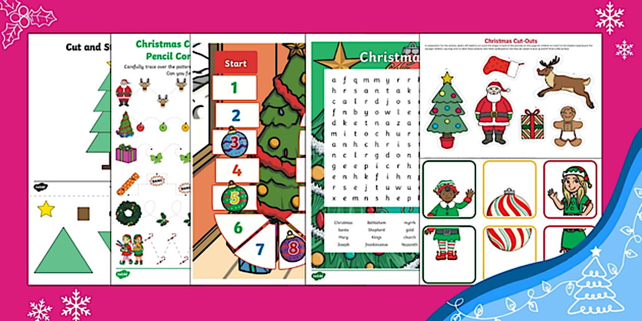 Hong Kong Christmas Fun Activity Pack (teacher made)