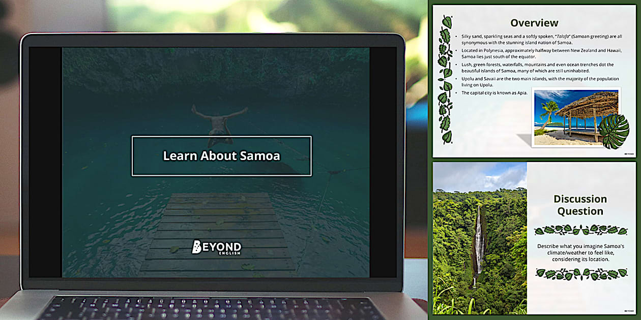 Samoa Discussion PowerPoint (teacher made) - Twinkl