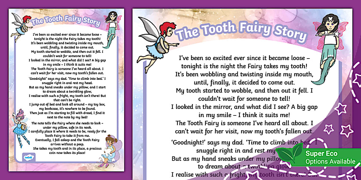 The Tooth Fairy Story (Teacher-Made) - Twinkl