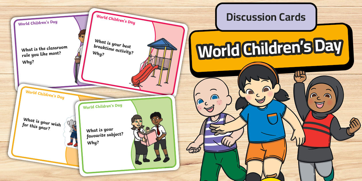 World Children's Day Discussion Cards